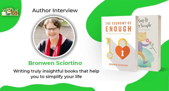 Author Bronwen Sciortino: Writing Insightful Books to Simplify Life